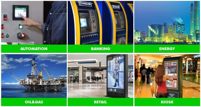 1000 Nits Sunlight Readable LCD Monitor , Daylight Readable Display