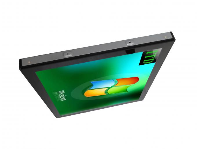 Flush Mount Pcap Industrial Touch Screen Monitor True Flat Vandal Proof ...