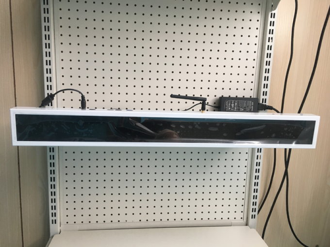 500 Nits Brightness Stretched Bar LCD Monitor 47.7" Shelf Edge Ultra ...