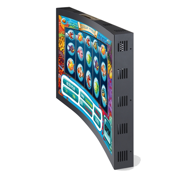 VGA 43" 3840x2180 Touch Screen Gambling Machine Curved