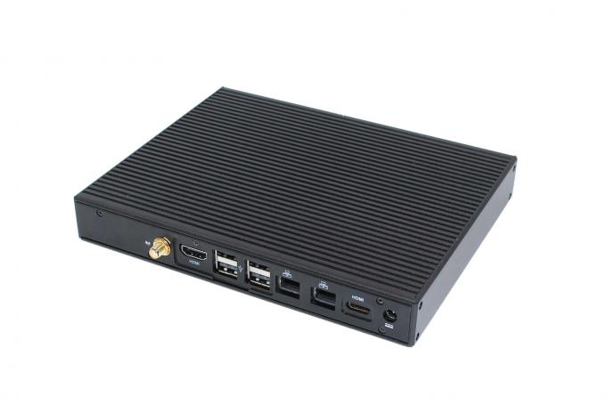 DIN Rail Industrial Embedded Box PC SATA3.0 M-SATA Dual LAN DC9-36V Input