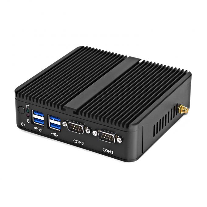 Compact Industrial Box PC Fanless Embedded Computer Windows 11 Intel J4125