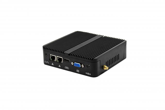 Compact Industrial Box PC Fanless Embedded Computer Windows 11 Intel J4125