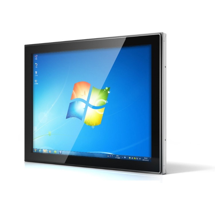 IP65 Front Panel Industrial Touch Screen Monitor 19'' Flush Mount Pcap ...